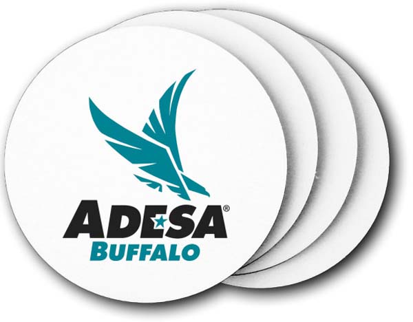 Adesa Buffalo Coasters (5 Pack) - $15.87 | NiceBadge™