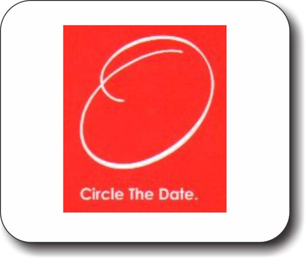 Circle The Date Mousepad - $15.95 | NiceBadge™