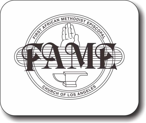First Ame Church of Los Angeles Mousepad - $15.95 | NiceBadge™