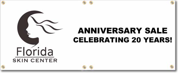 Florida Skin Center Banner Logo Left - $99.00 | NiceBadge™