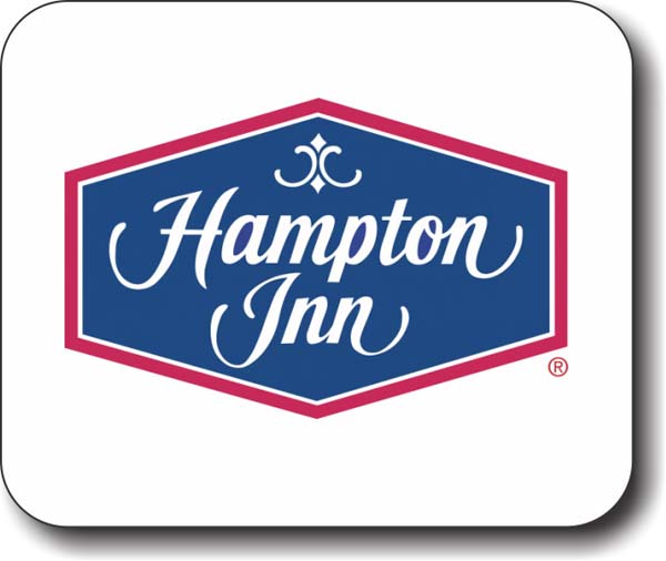 Hampton Inn Logo A Mousepad - $15.95 | NiceBadge™