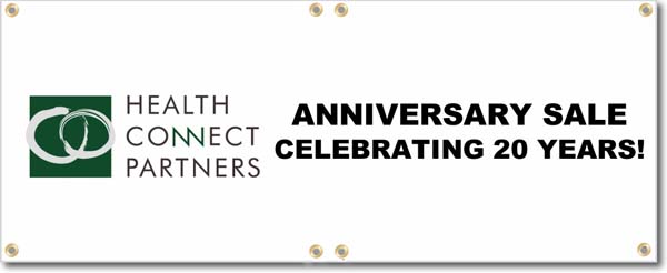 Health Connect Partners Banner Logo Left - $99.00 | NiceBadge™