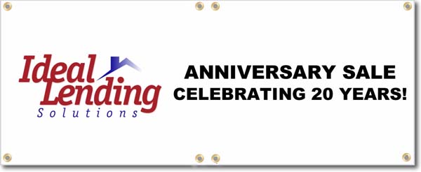 Ideal Lending Solutions, Inc. Banner Logo Left - $99.00 | NiceBadge™