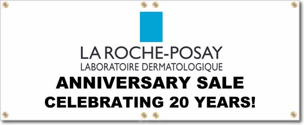 La Roche-Posay Banner Logo Center - $99.00 | NiceBadge™