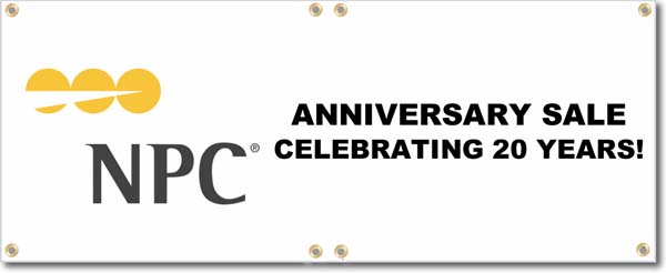 National Processing Company Banner Logo Left - $99.00 | NiceBadge™