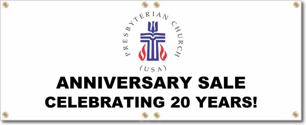 Presbyterian Church Banner Logo Center - $99.00 | NiceBadge™
