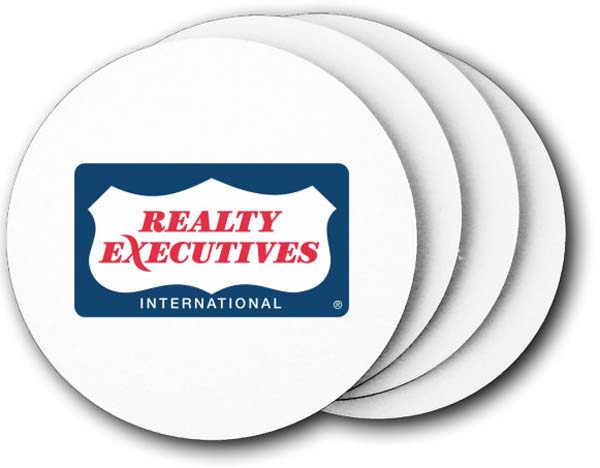 Realty Executives Color Logo Coasters (5 Pack) - $15.87 | NiceBadge™