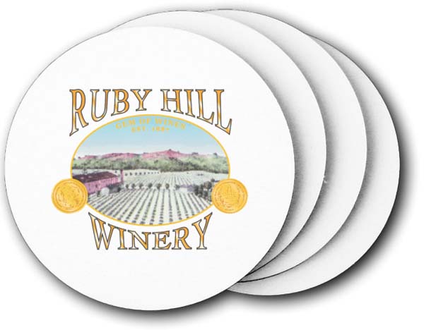 Ruby Hill Winery Coasters (5 Pack) - $15.87 | NiceBadge™