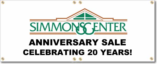 Simmons Center Banner Logo Center - $99.00 | NiceBadge™