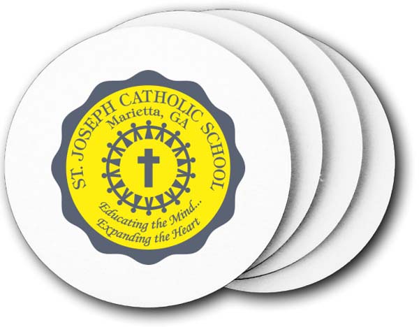 St. Joseph Catholic School Coasters (5 Pack) - $15.87 | NiceBadge™
