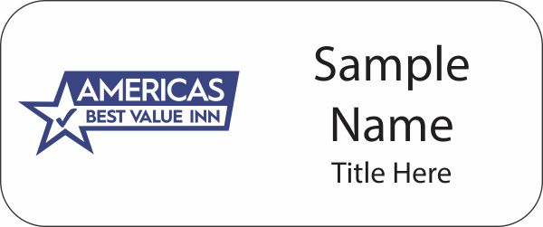Best Value Inn Logo B White Badge - $5.26 | NiceBadge™