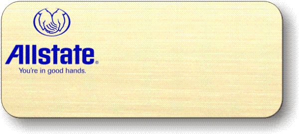 Allstate Insurance Gold Logo Only - $7.01 | NiceBadge™