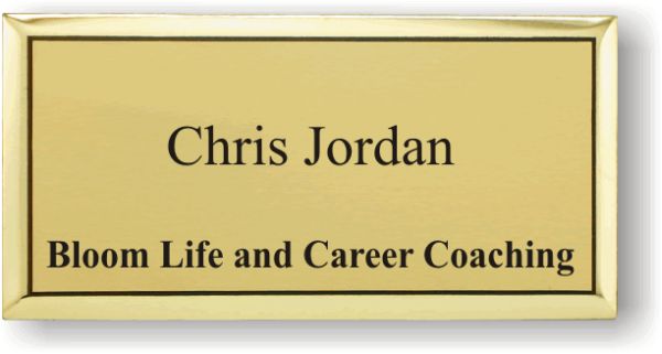 Bloom Life and Career Coaching Executive Gold Badge - $9.32 | NiceBadge™