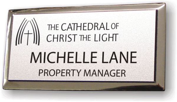 Cathedral of Christ the Light Executive Silver Badge - $8.45 | NiceBadge™