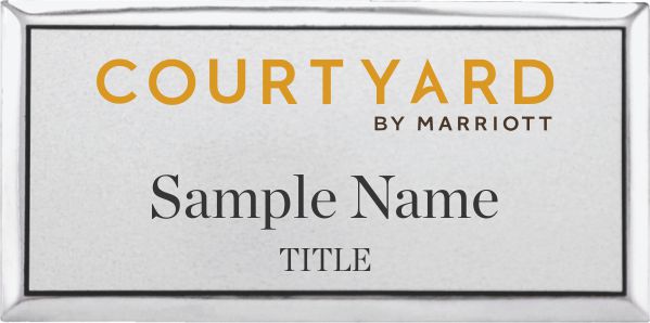 Courtyard By Marriott Executive Silver Badge - $9.60 | NiceBadge™