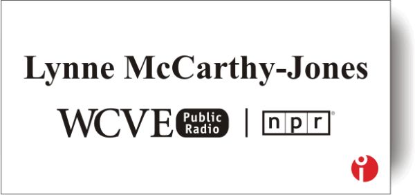 Community Idea Stations WCVE Logo White Badge - $6.91 | NiceBadge™