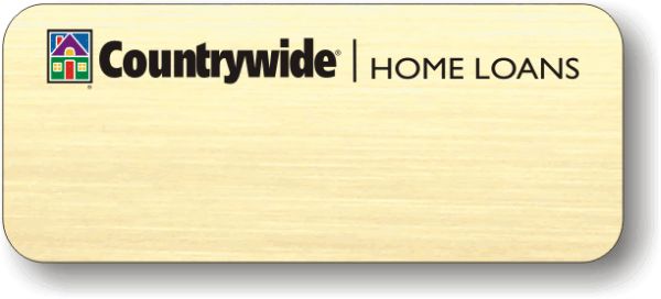 Countrywide Home Loans Gold Logo Only Badge - $5.82 | NiceBadge™