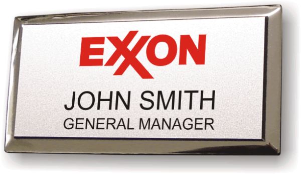 Exxon Executive Silver Badge - $9.05 | NiceBadge™