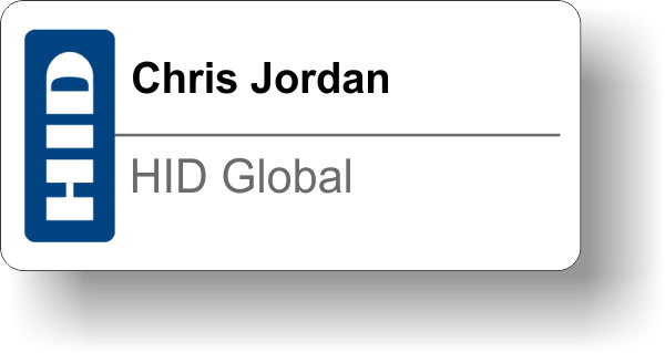 HID Global Corporation White Badge - $10.24 | NiceBadge™