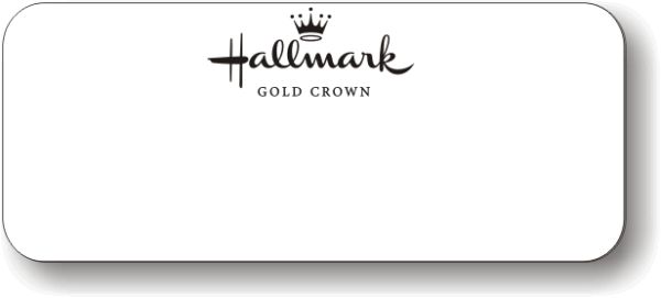 Hallmark Gold Crown White Logo Only - $6.08 | NiceBadge™