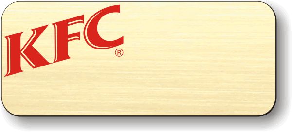 KFC Gold Logo Only Badge (Logo B) - $7.01 | NiceBadge™