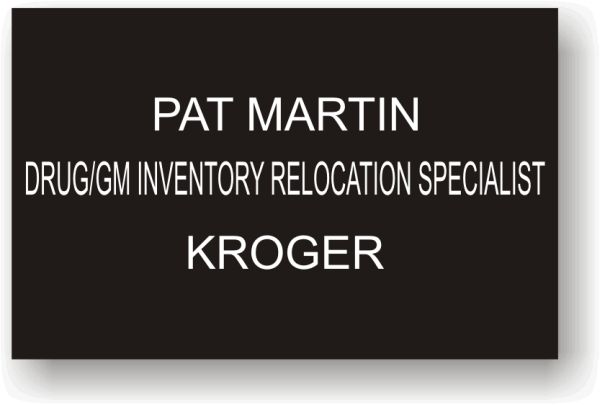Kroger Black Badge - $5.32 | NiceBadge™