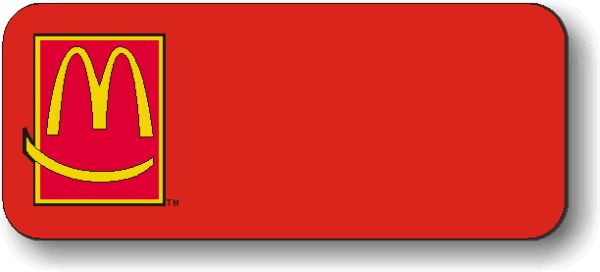 McDonald's Red Logo Only - $6.73 | NiceBadge™