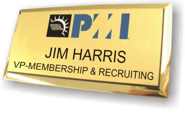 PMI - Central Florida Chapter Gold Executive Badge - $14.57 | NiceBadge™