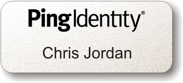 Ping Identity Silver Badge - $7.25 | NiceBadge™