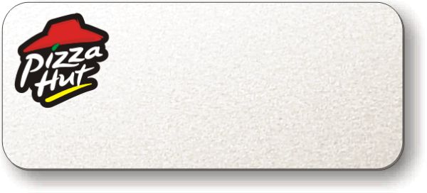 Pizza Hut Logo 1 Silver Badge Logo Only - $5.87 : Custom Name Badges ...