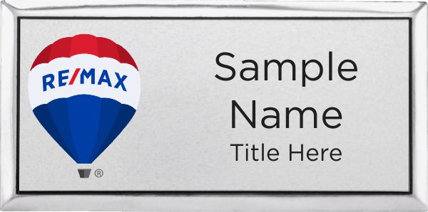 Remax Balloon Logo - 2017 Executive Silver badge - $9.98 | NiceBadge™