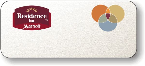 Residence Inn Silver Two Logo Logo Only Badge - $10.58 | NiceBadge™