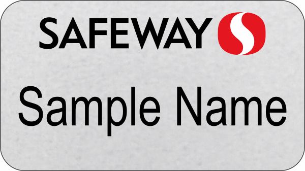 Safeway Silver Badge Name Only - $1.71 | NiceBadge™