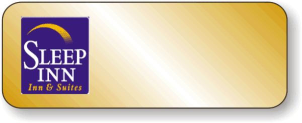 Sleep Inn & Suites Gold Logo Only Badge - $7.21 | NiceBadge™