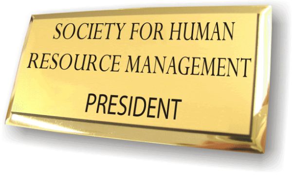 Society for Human Resource Management Executive Gold Badge - $9.98 ...