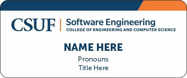 Software Engineering Standard White Badge With Color Border - Default ...
