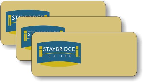 Staybridge Suites Pack of 25 Logo Only Gold Badges - $86.52 | NiceBadge™