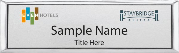 Staybridge Suites Even Hotels Dual Logo Small Executive Silver badge ...