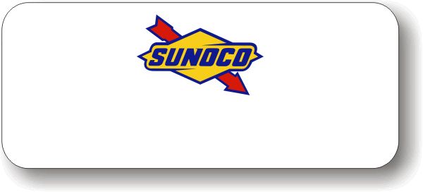 Sunoco White Logo B Only - $6.00 | NiceBadge™
