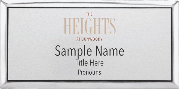 The Heights at Dunwoody Executive Silver badge - $8.66 | NiceBadge™