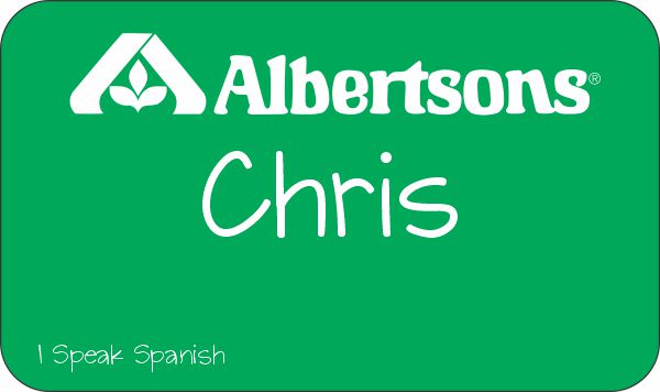 Albertsons Minor Green Badge - $1.71 | NiceBadge™