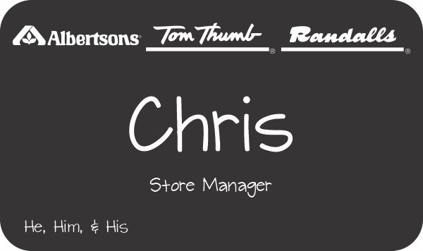 Albertsons Tom Thumb Randalls Black Badge - $1.71 | NiceBadge™