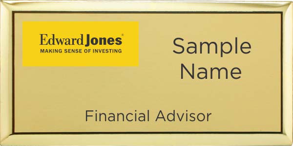Edward Jones Gold Executive Badge - $9.25 | NiceBadge™