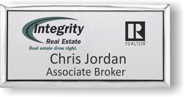Integrity Real Estate Silver Executive Badge - $13.58 | NiceBadge™