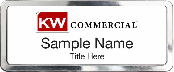 Keller Williams Commercial Polished Prestige White Badge - $32.00 ...