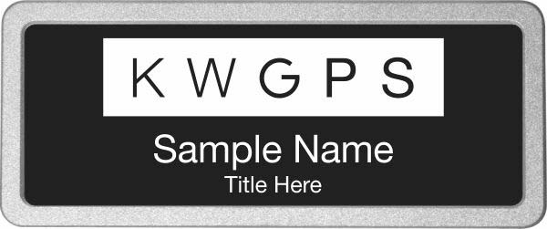 Keller Williams GPS Pebbled Prestige Black Badge - $32.00 | NiceBadge™