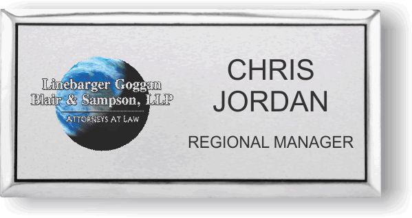 Linebarger Goggan Blair & Sampson Executive Silver Badge - $12.83 ...