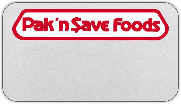 Pak 'n Save Foods Silver Logo Only Badge - $1.38 | NiceBadge™