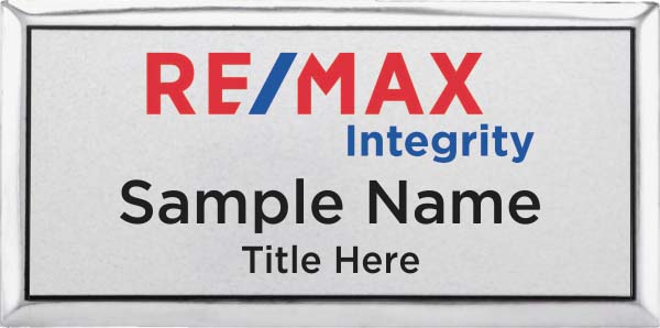 Remax Integrity Executive Silver Badge - Logo A - $9.98 | NiceBadge™