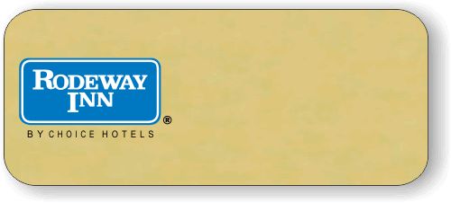 Rodeway Inn Gold Logo Only Badge - $5.67 | NiceBadge™